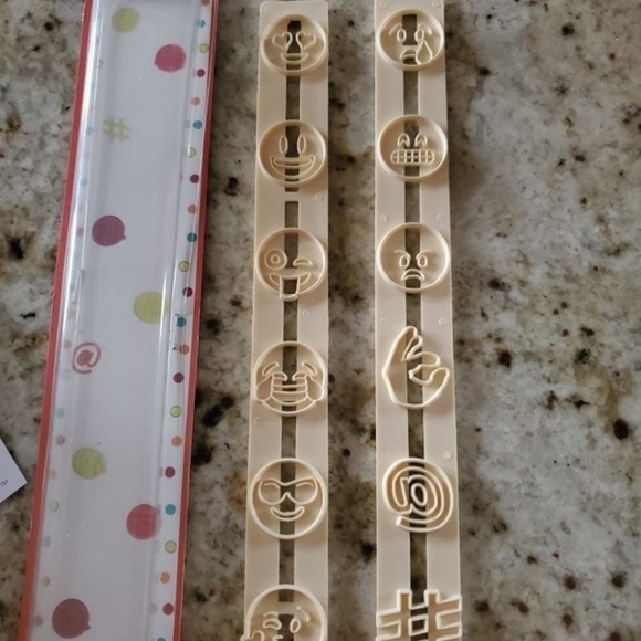 FMM | Kitchen | Fmm Fondant Emoji Cutters | Poshmark